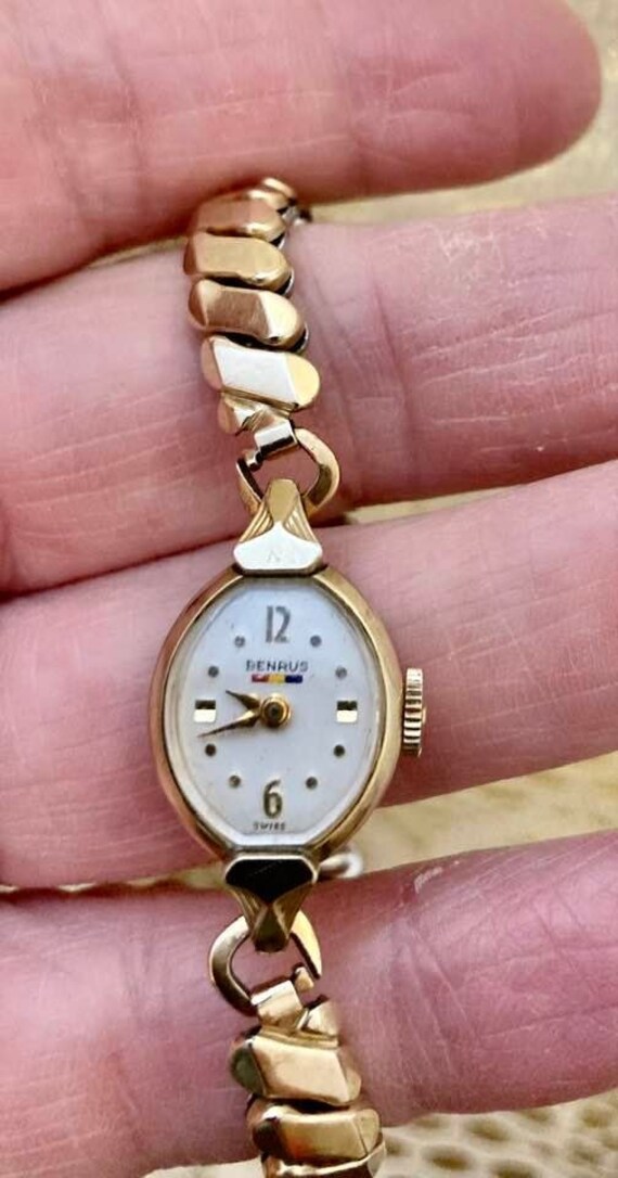 Vintage BENRUS 10K Gold Filled Watch … - Gem