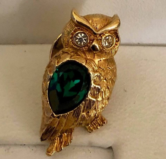 Vintage AVON Owl Scatter Pin 152 Etsy