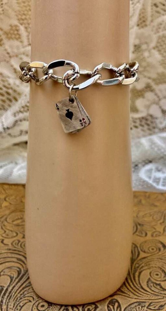 Vintage MONET Charm Bracelet … - Gem