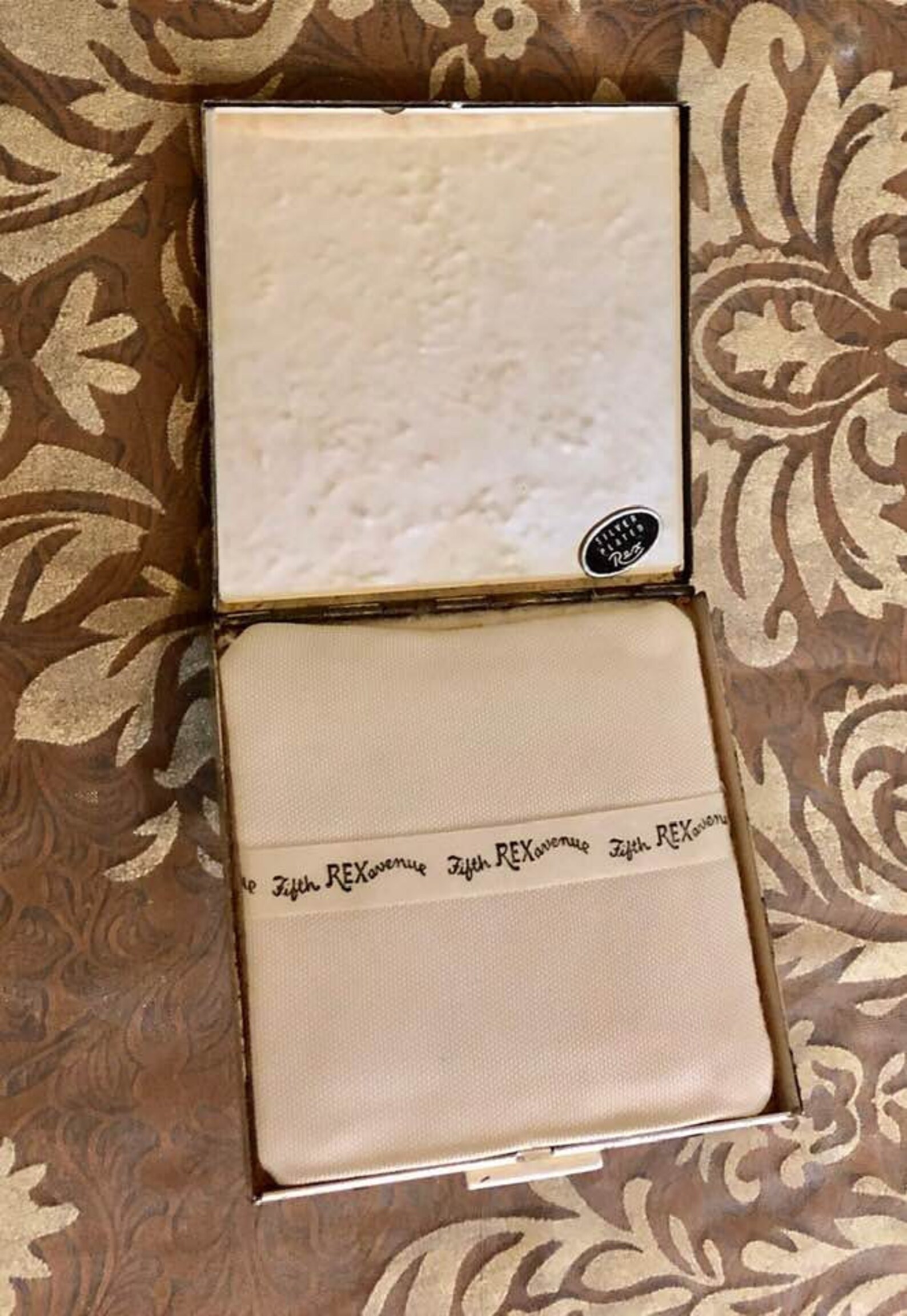 Vintage Silver Plated Rex Powder Compact 248 - Etsy