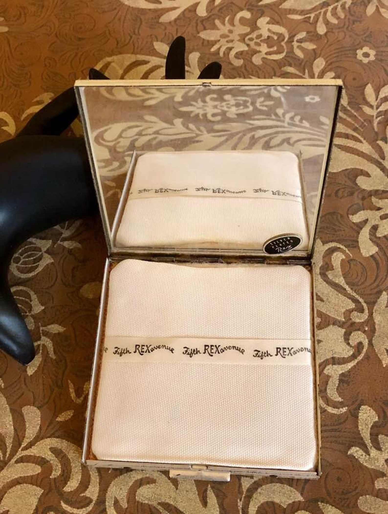 Vintage Silver Plated Rex Powder Compact 248 - Etsy