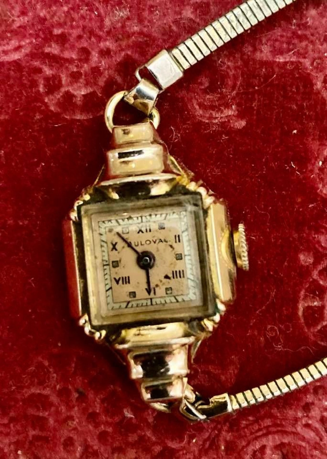 Vintage Bulova 14k Gold Watch Value