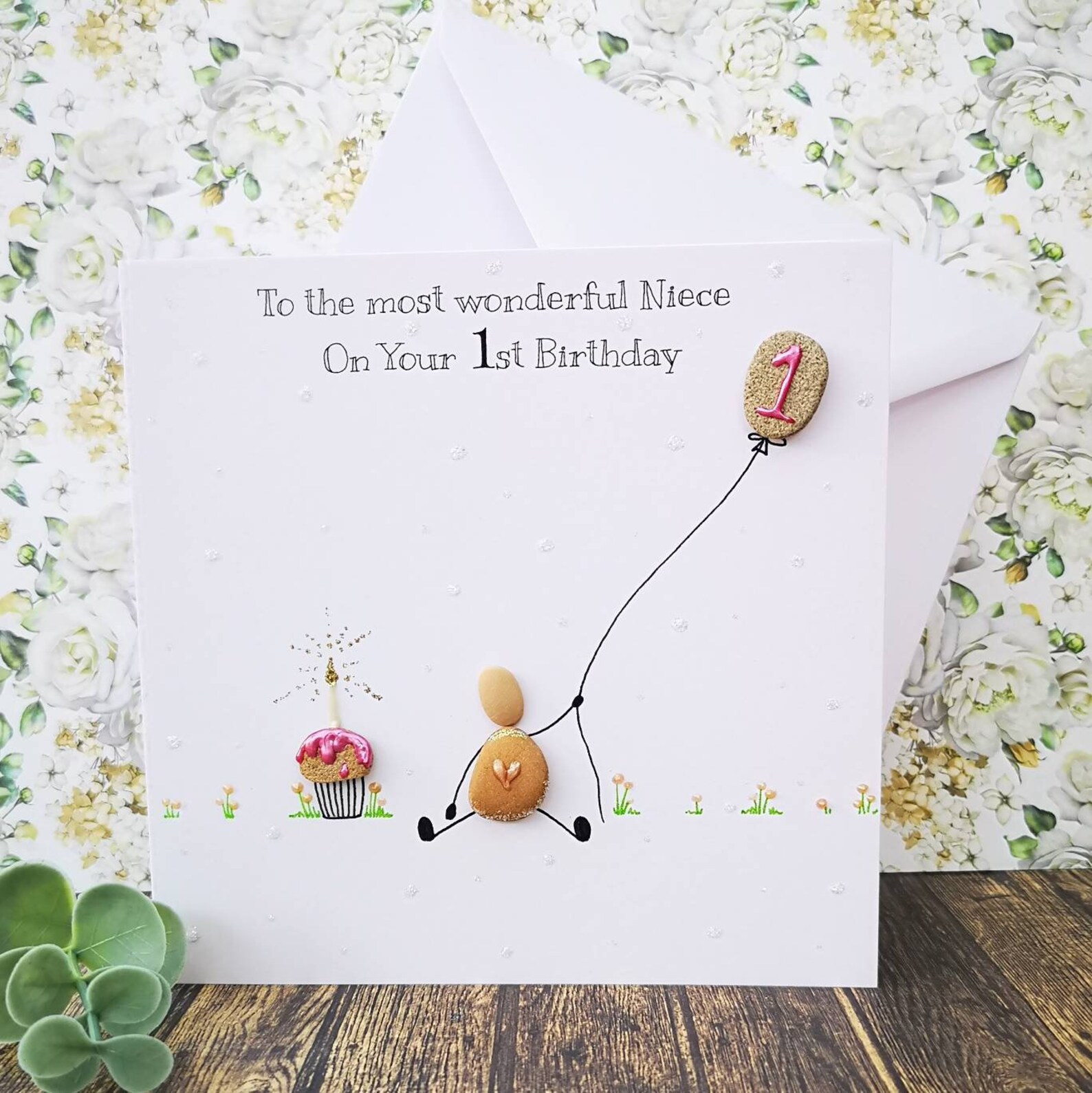 Luxury 1st Birthday Card Granddaughter Niece Daughter 1st | Etsy UK