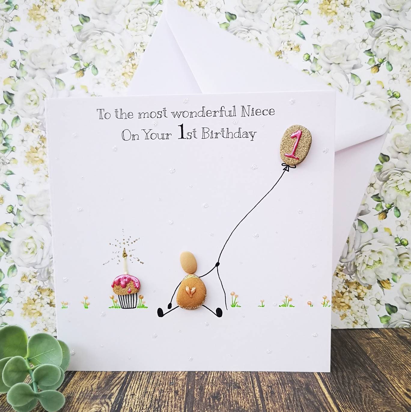 Luxury 1st Birthday Card Granddaughter Niece Daughter 1st | Etsy UK