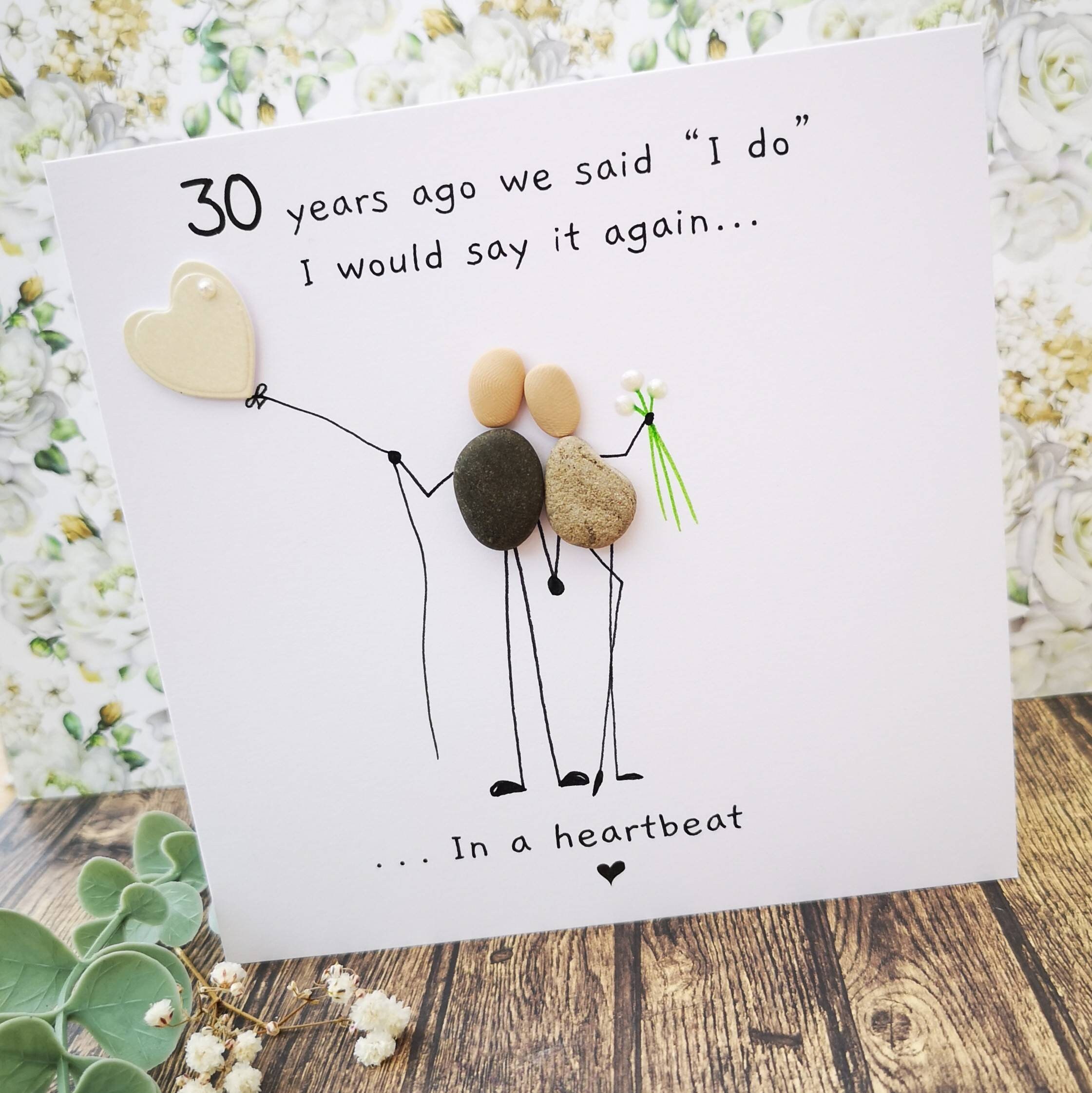 Luxury 30th Anniversary Card Husband 30th Anniversary Card Etsy