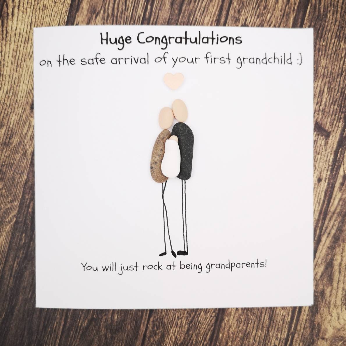 First grandchild card congratulations grandparents new | Etsy