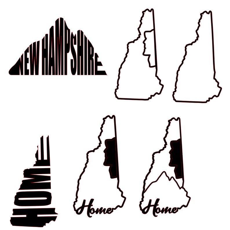 New Hampshire SVG Bundle - Etsy