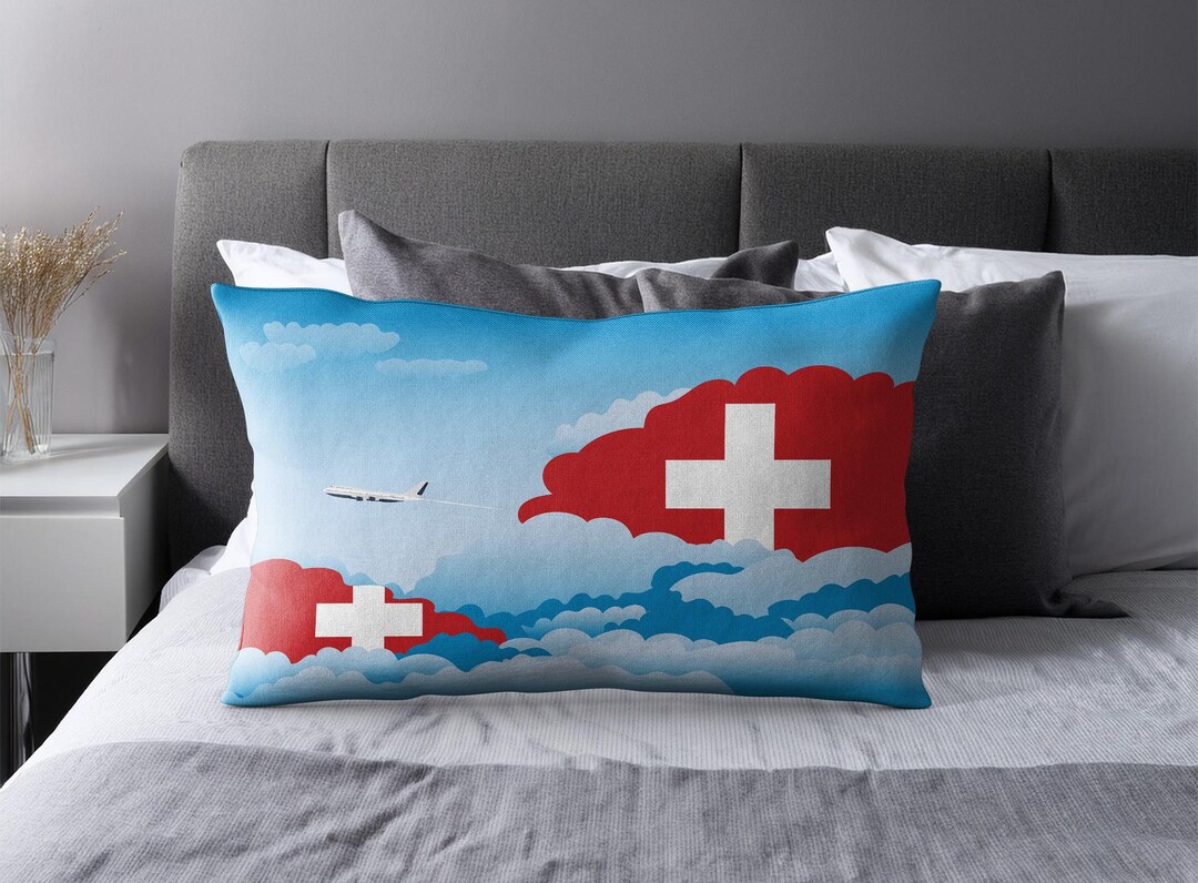 Swiss Switzerland Day Night Clouds Pillow Throw and Pillow Case - Etsy