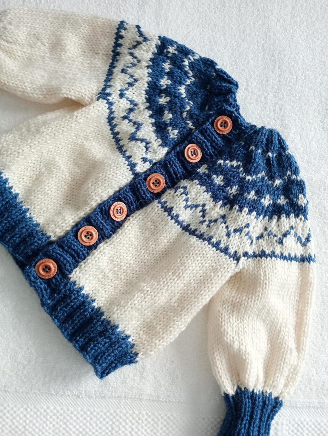 Hand-knitted Baby Set, Jacket, Hat Size 68/74 - Etsy