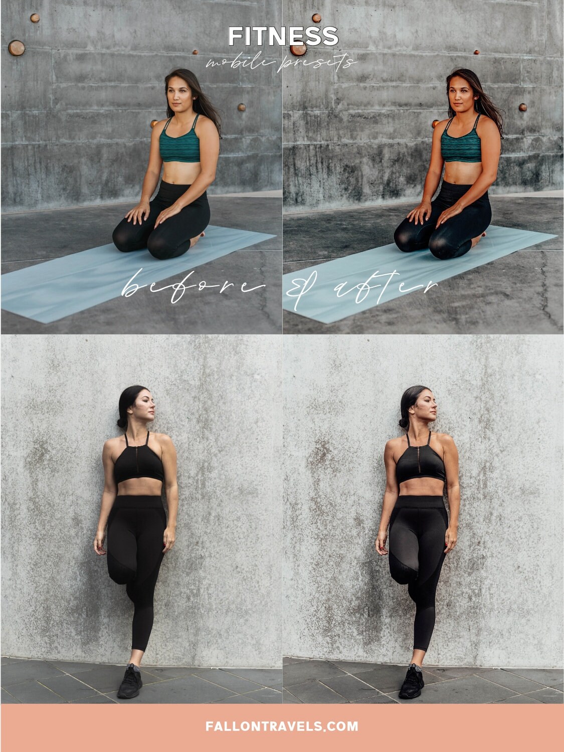 5 Fitness Lightroom Mobile Presets, Gym Workout Photo Filter for ...