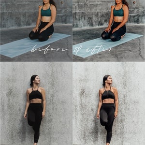 5 Fitness Mobile Lightroom Presets & Desktop, Gym Lifestyle Photo ...