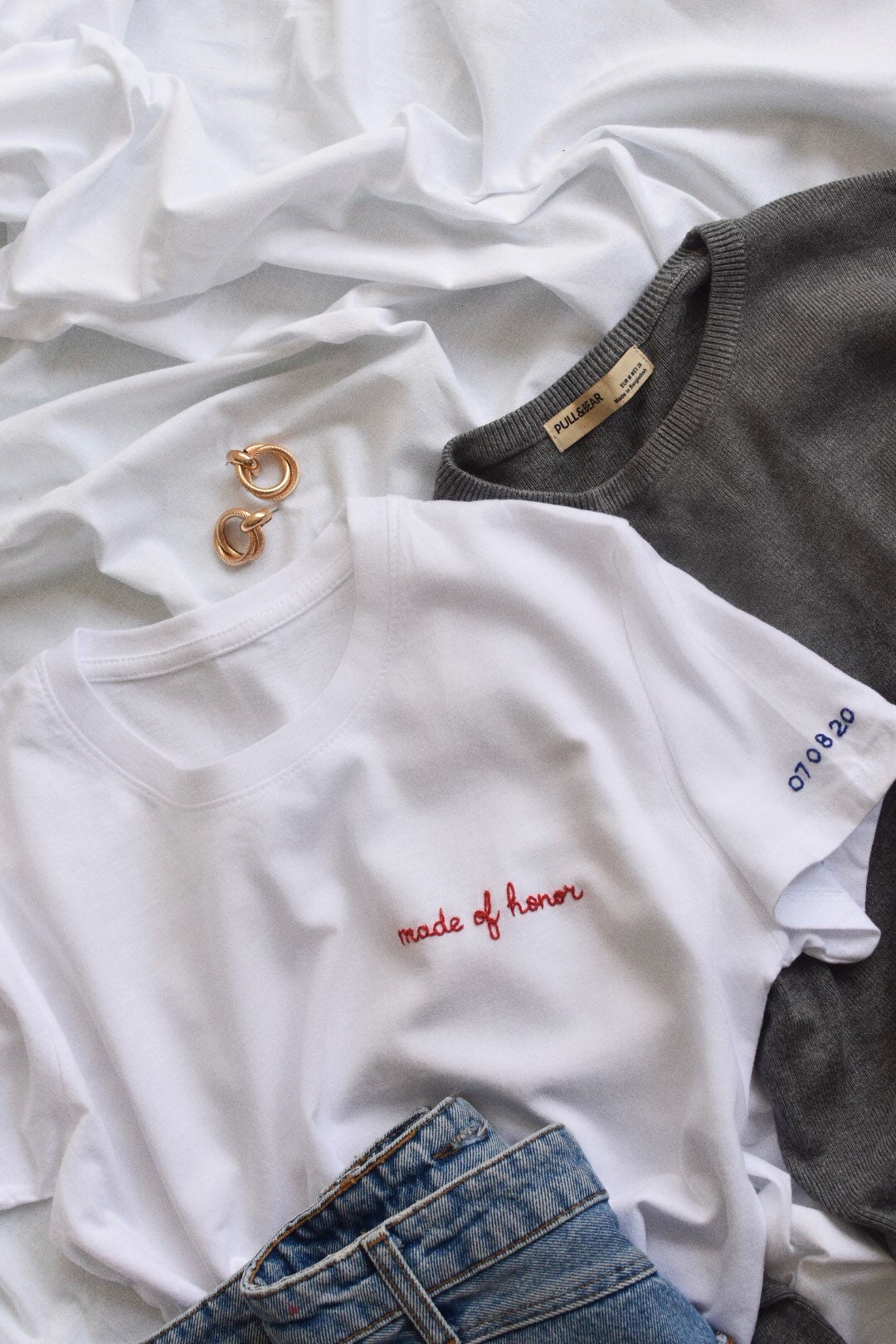 Custom Shirt Hand Embroidered Personalized Tee Custom | Etsy