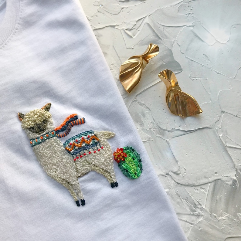 Llama shirt Llama gift Cute tee shirts for women | Etsy