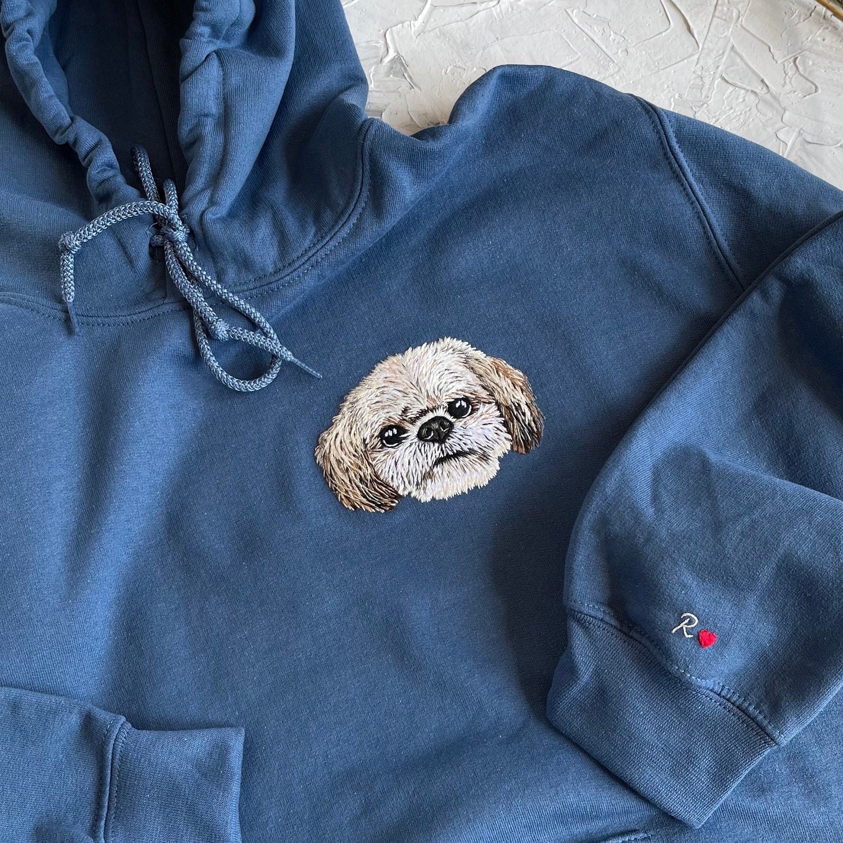 Gift for Friends, Doodle Mom Hand Embroidered Hoodie, Goldendoodle ...