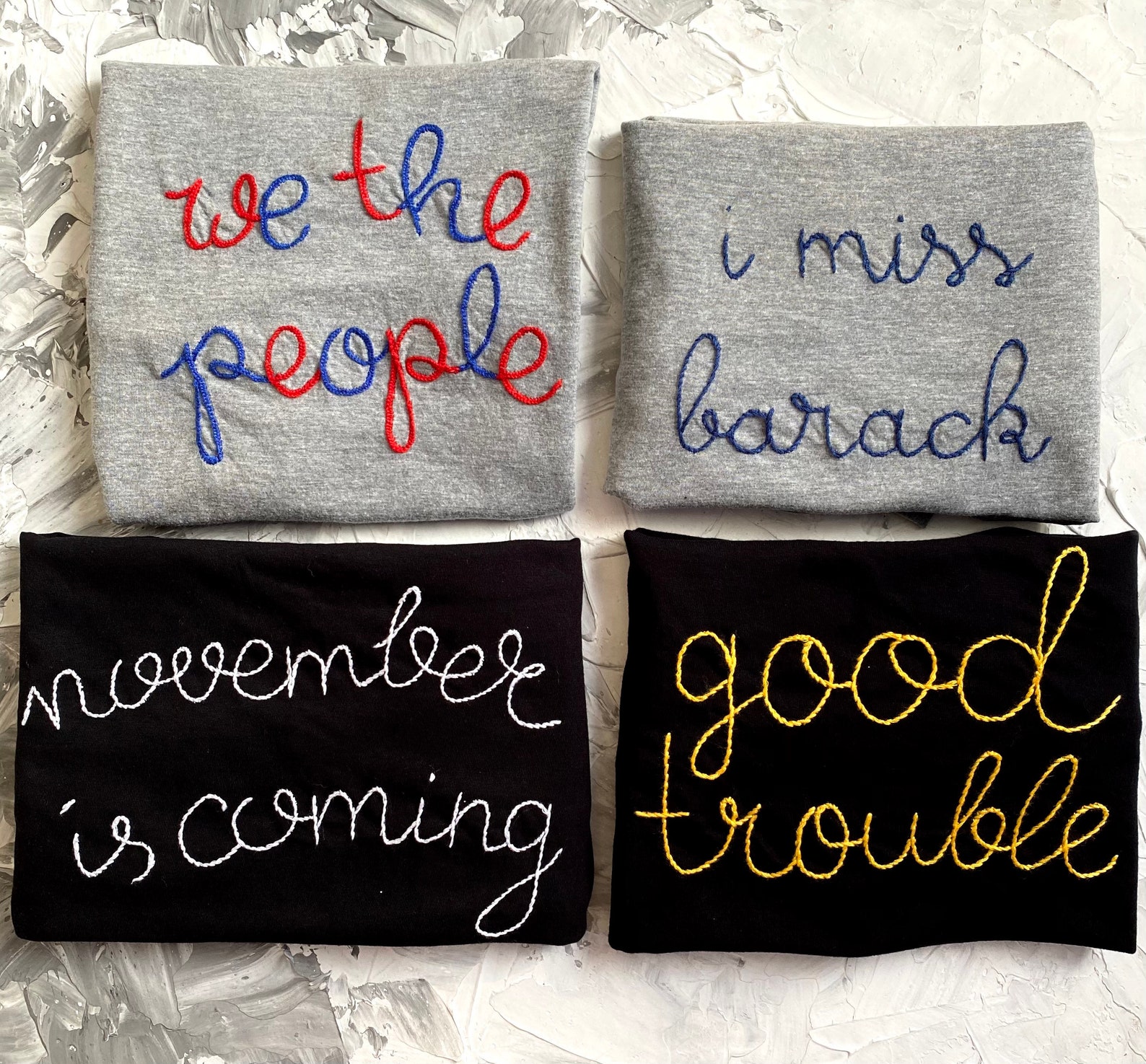 Custom Embroidered Sweatshirt, Large Cursive Embroidery, Custom Text ...