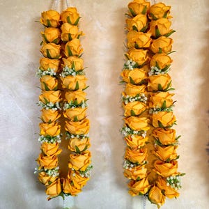 Rose and Pearl Garland- Gulab Ke Phool Ke Haar - Etsy