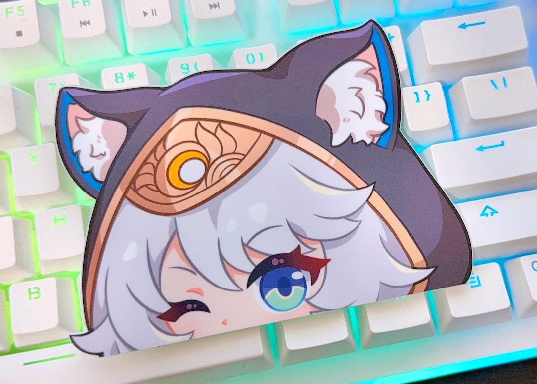Cipher Peeker Holographic Sticker | Honkai Star Rail Sticker | Honkai ...