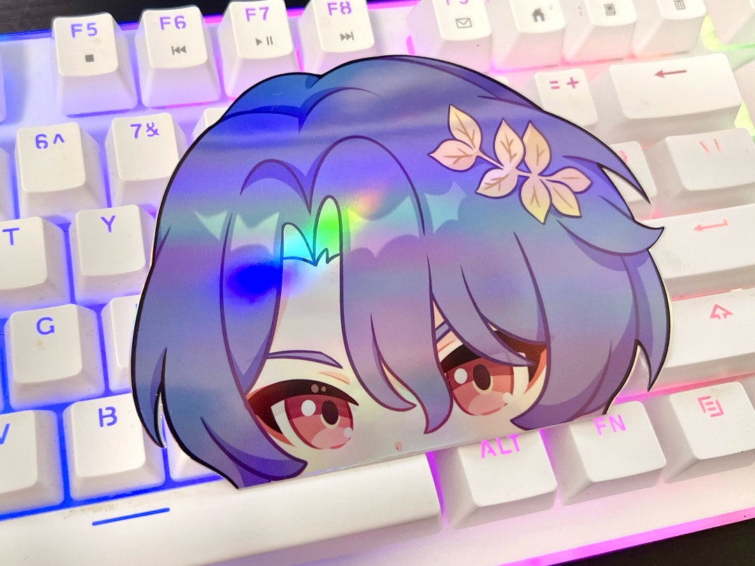 Dr Ratio Peeker Holographic Sticker | Honkai Star Rail Sticker | Dr ...