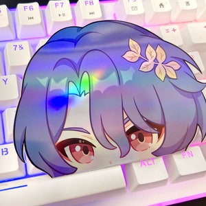 Dr Ratio Peeker Holographic Sticker | Honkai Star Rail Sticker | Dr ...
