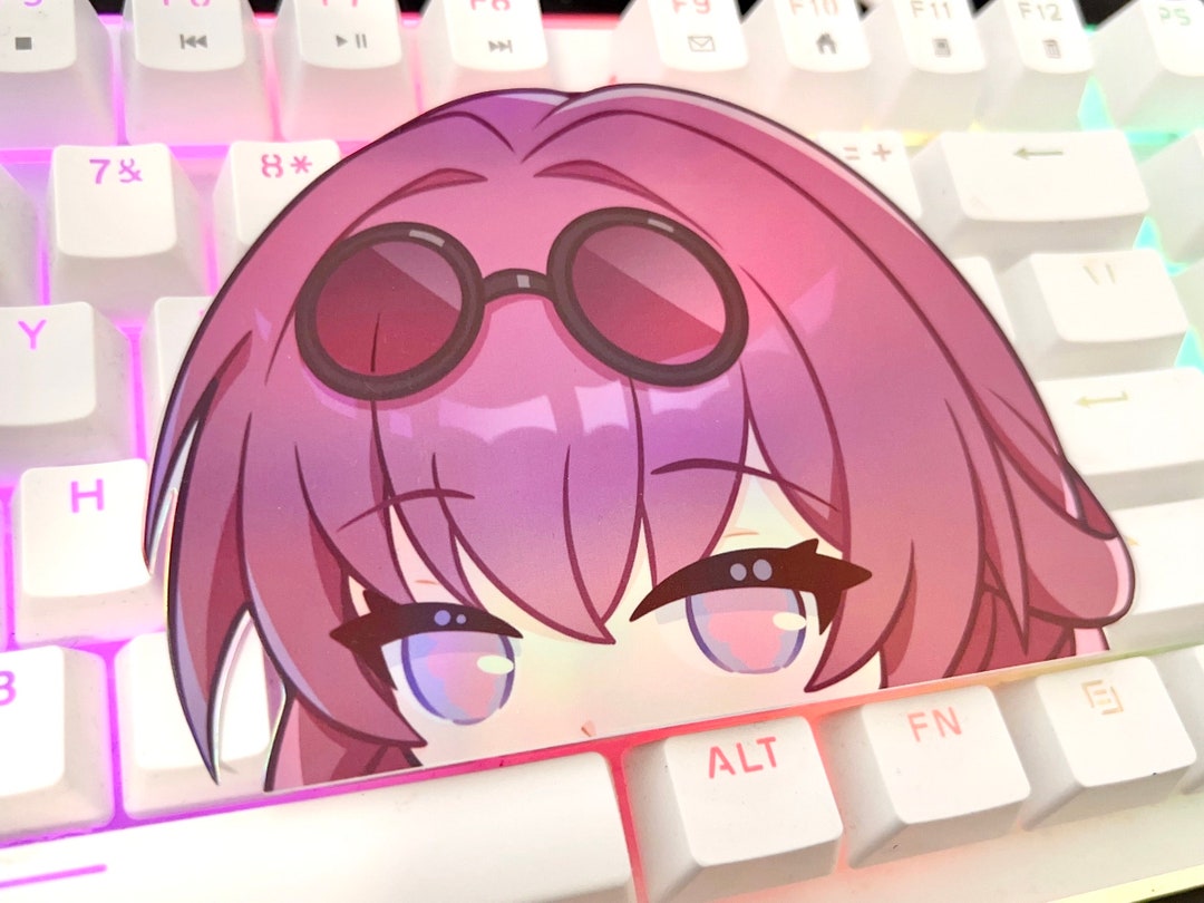 Kafka Peeker Holographic Sticker | Kafka Stickers Peekers Computer ...