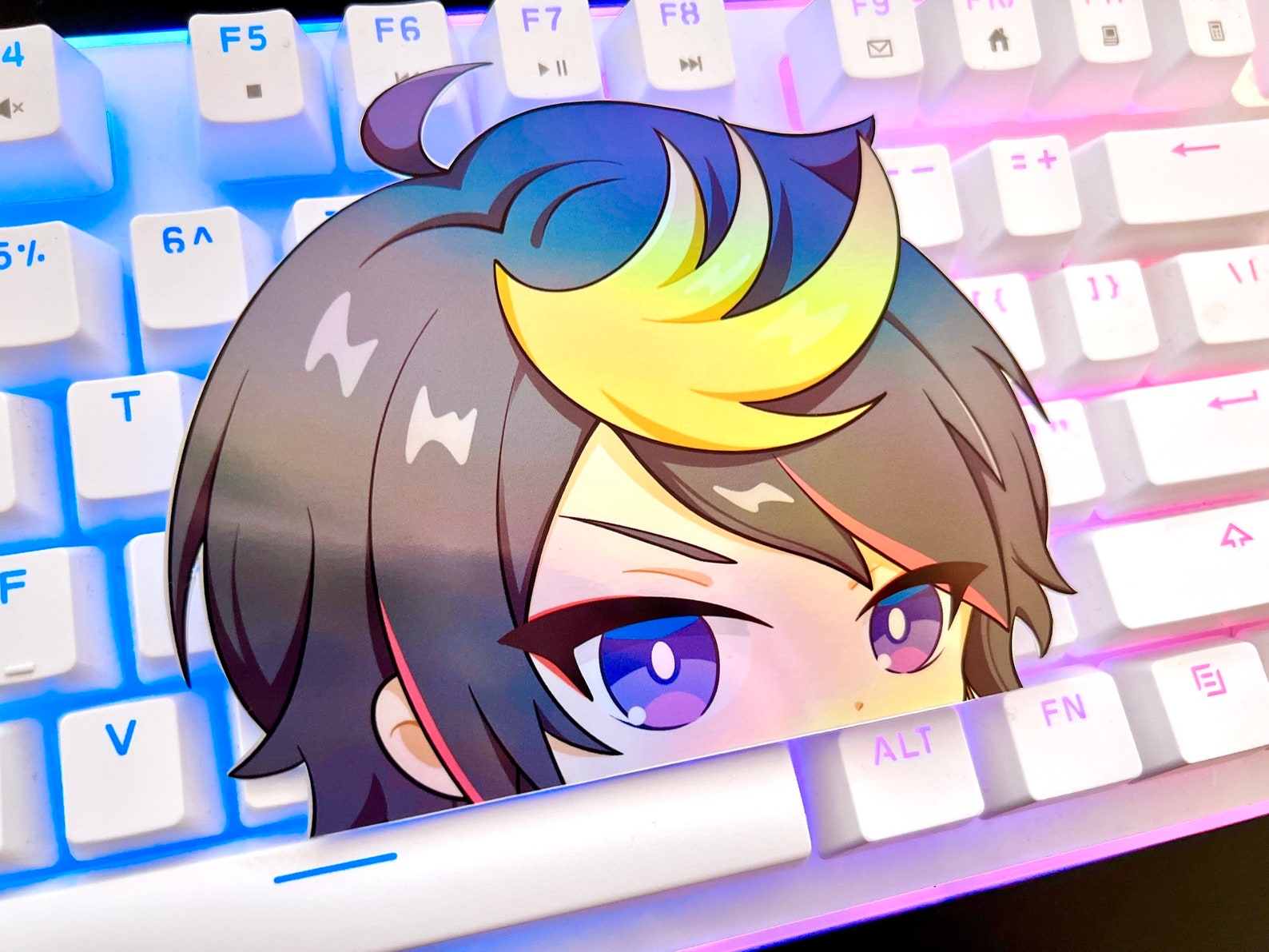 Shu Peeker Holographic Stickers Shu Sticker Decal Car Laptop - Etsy