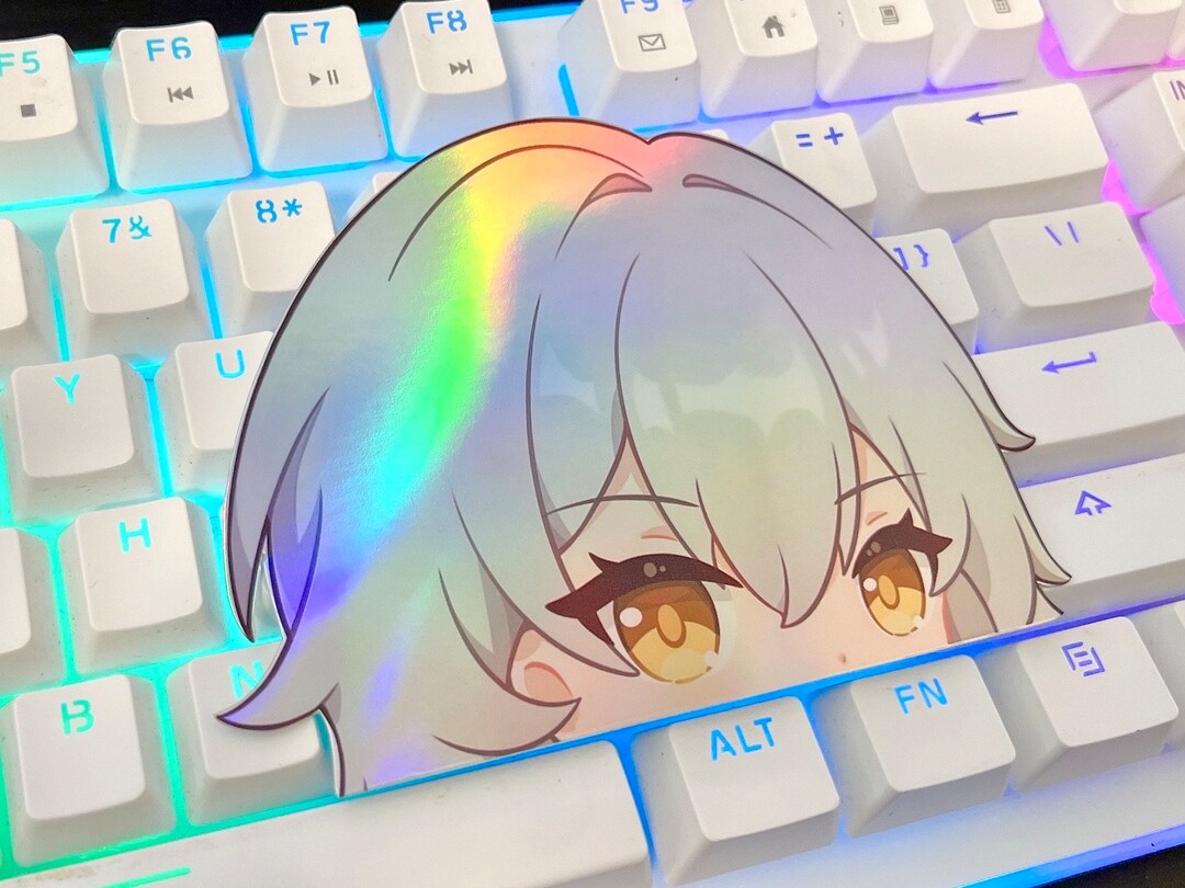 Stelle Trailblazer Peeker Holographic Sticker | Honkai Star Rail ...