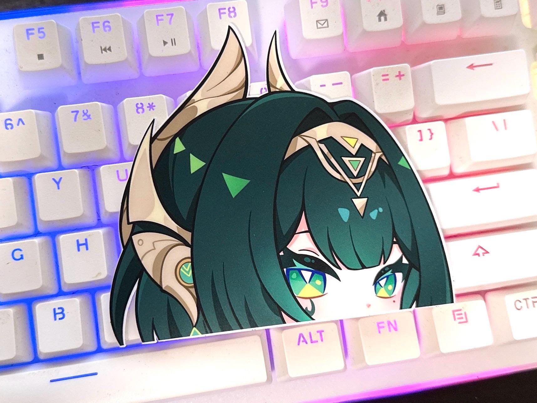 Nefer Peeker Sticker Genshin Impact Sticker | Genshin Stickers Genshin ...