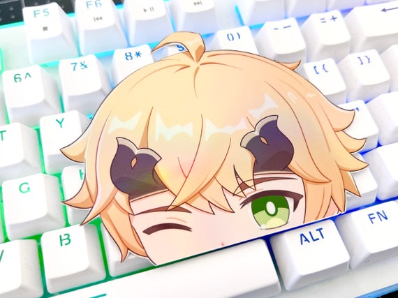 Thoma Peeker Holographic Sticker Genshin Impact Stickers - Etsy
