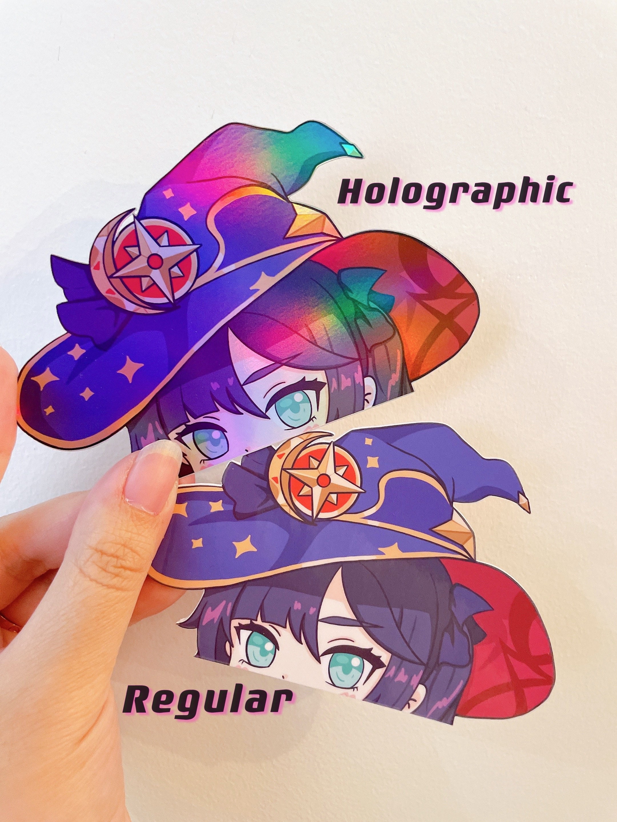 Honkai Robin Peeker Holographic Sticker | Honkai Star Rail Sticker ...