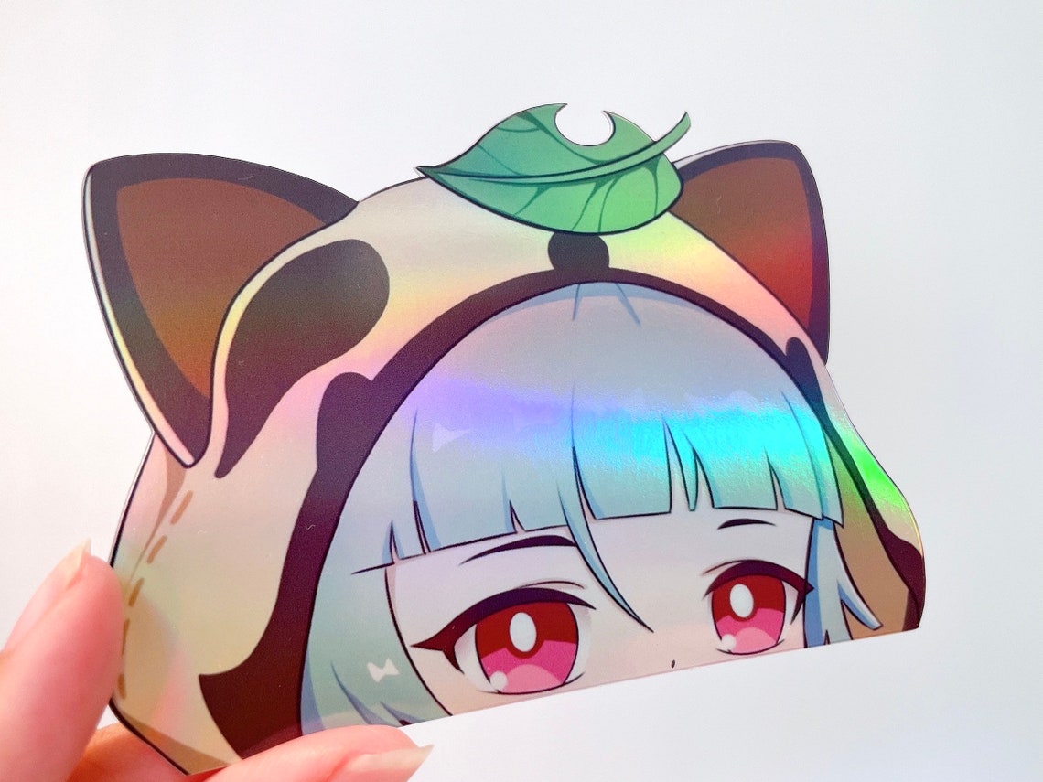 Sayu Peeker Holographic Sticker Genshin Impact Sticker - Etsy