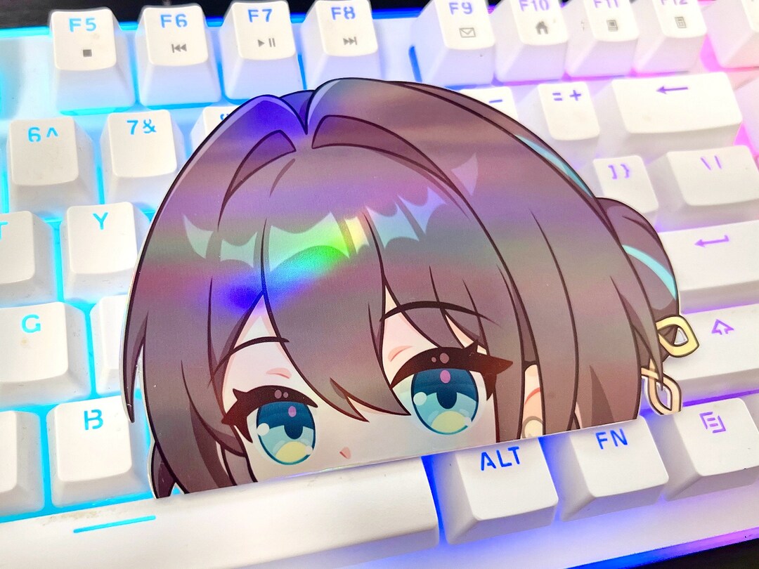 Ruan Mei Peeker Holographic Sticker | Honkai Star Rail Sticker | Ruan ...
