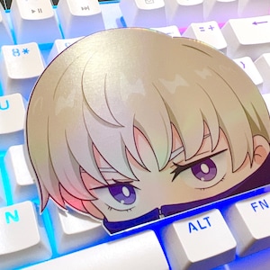 Yuji Sticker Peeker Holographic Stickers | Gojo Sukuna Stickers Peekers ...