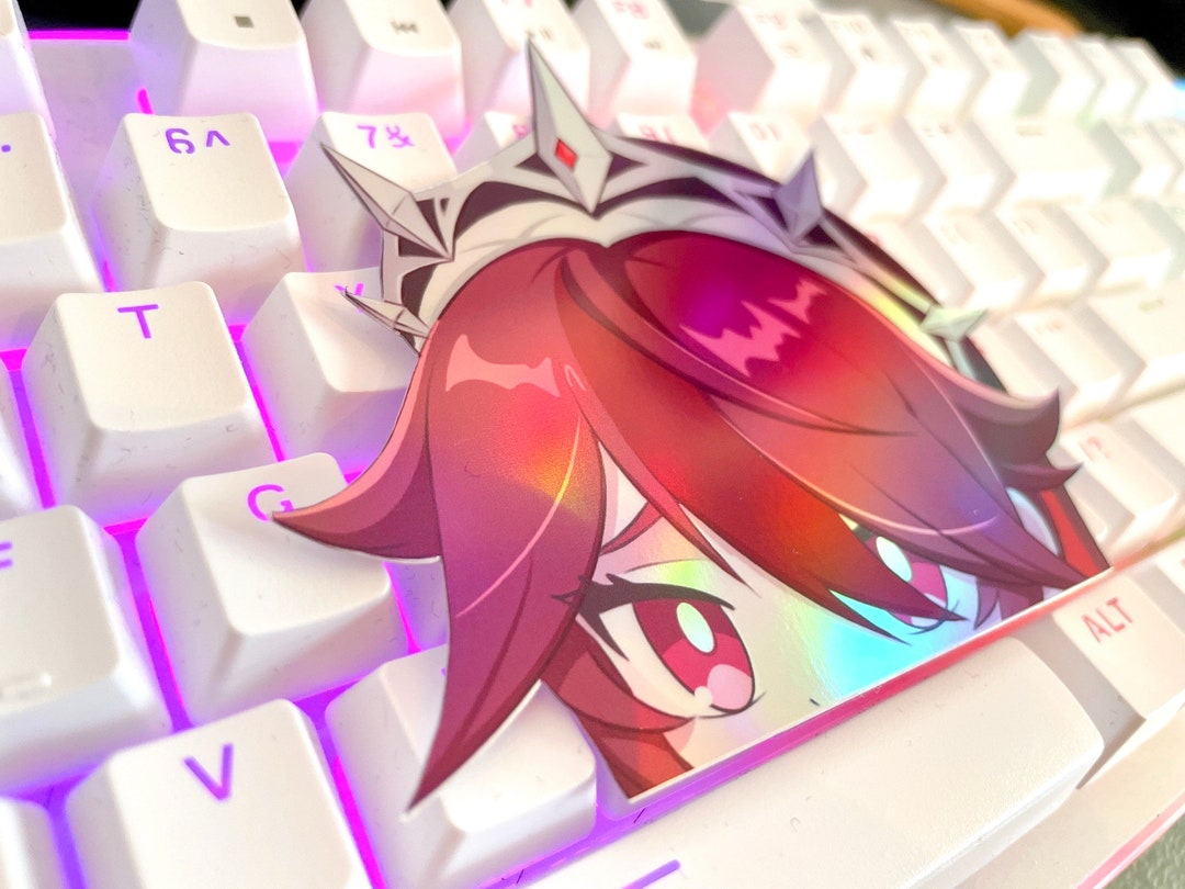 Rosaria Peeker Holographic Sticker | Genshin Impact Sticker Peeker ...