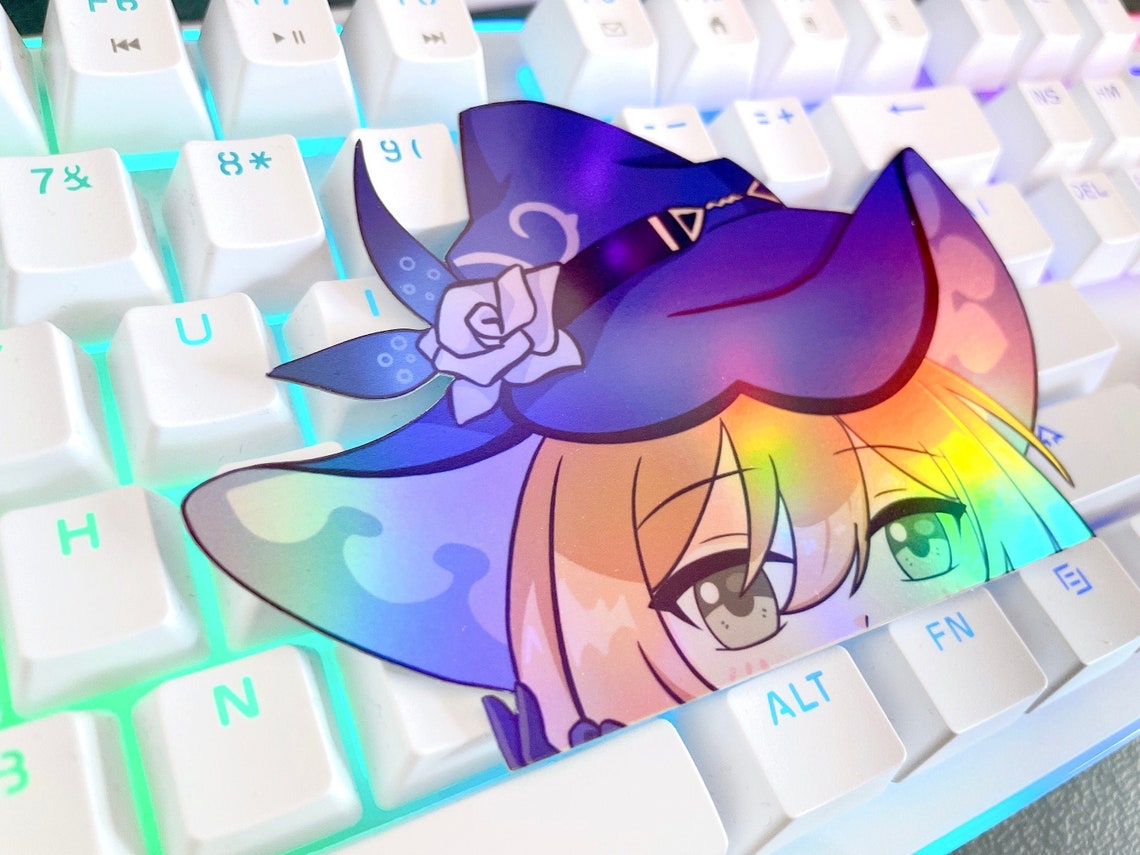 Lisa Peeker Holographic Sticker Genshin Impact Sticker - Etsy