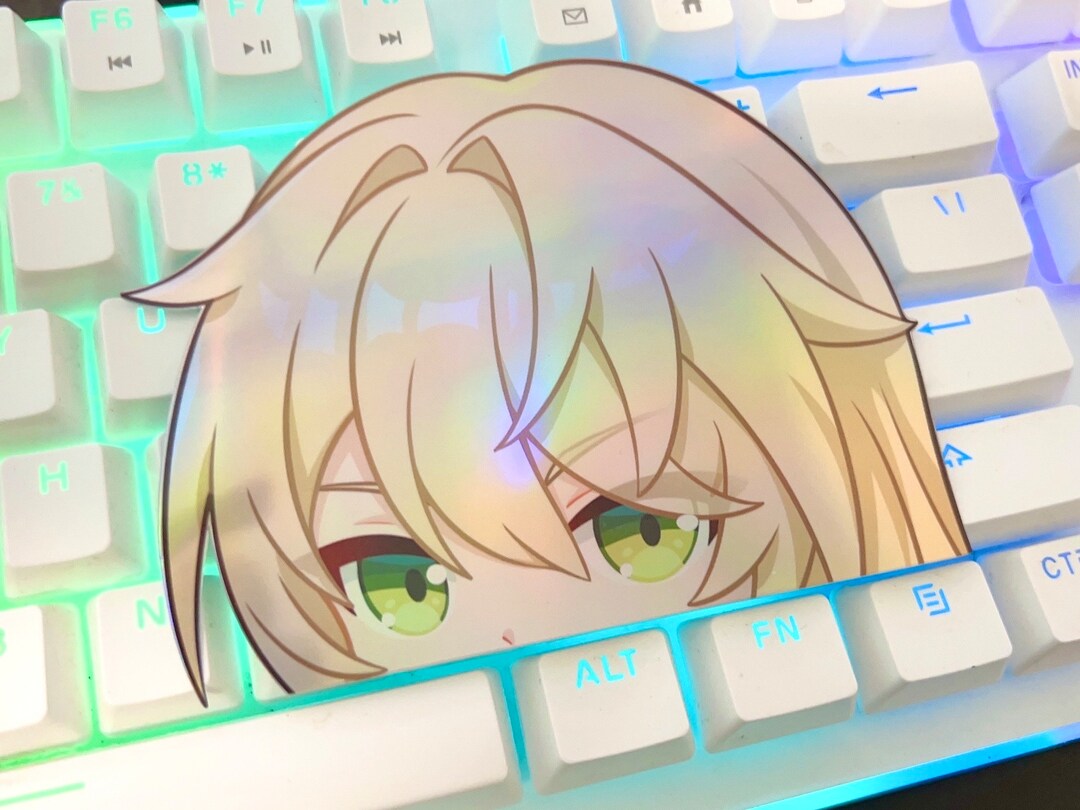 Luocha Peeker Holographic Sticker | Luocha Stickers Peekers Computer ...