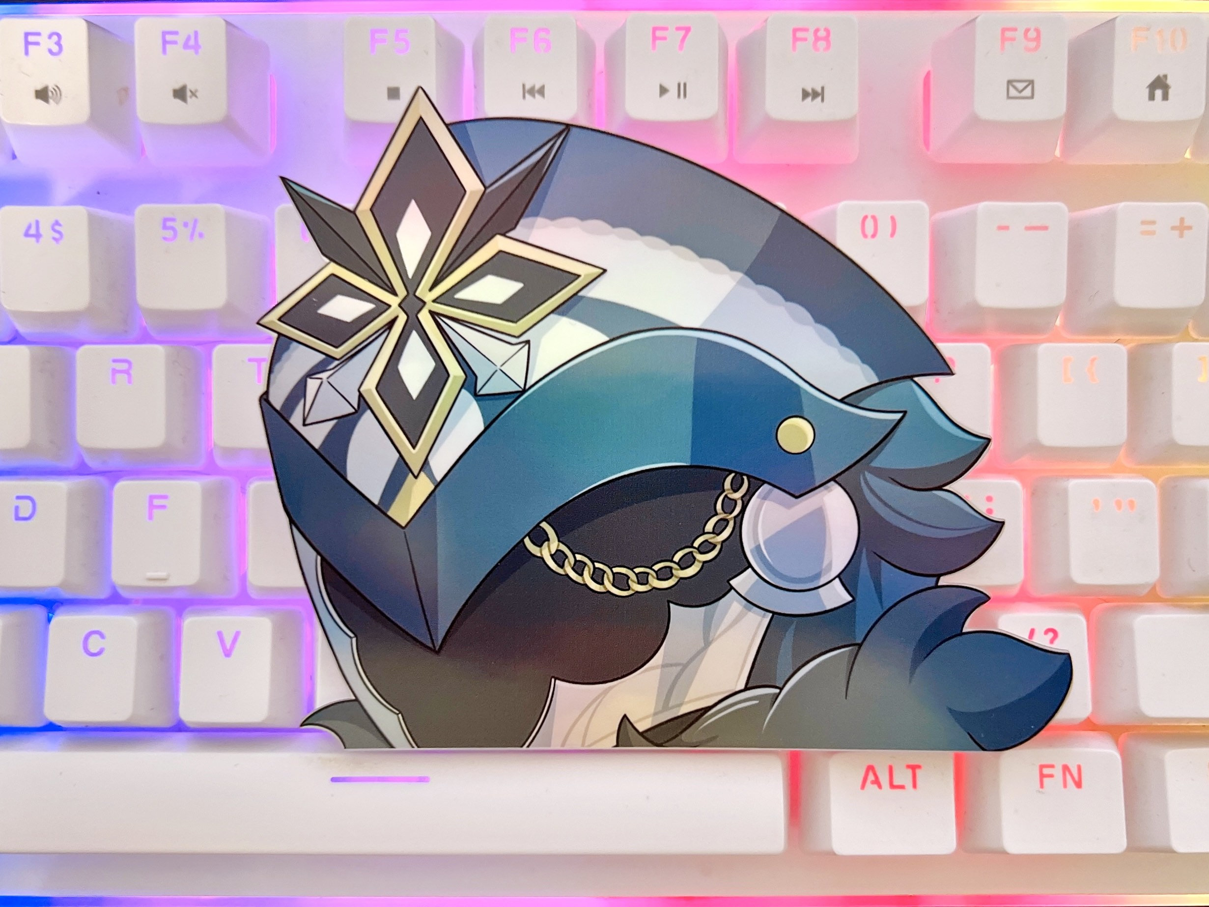 Capitano Peeker | Genshin Fatui Harbingers stickers | Genshin stickers ...