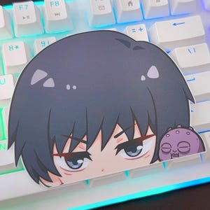 Yuji Sticker Peeker Holographic Stickers | Gojo Sukuna Stickers Peekers ...