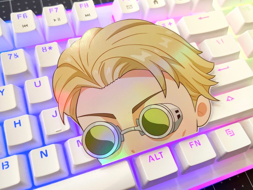 Kento Sticker Peeker Holographic Stickers | Gojo Sukuna Stickers - Etsy