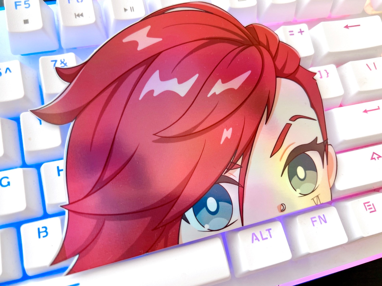 Jinx Peeker Holographic Stickers ｜ Vi Stickers | Car Decal Computer ...
