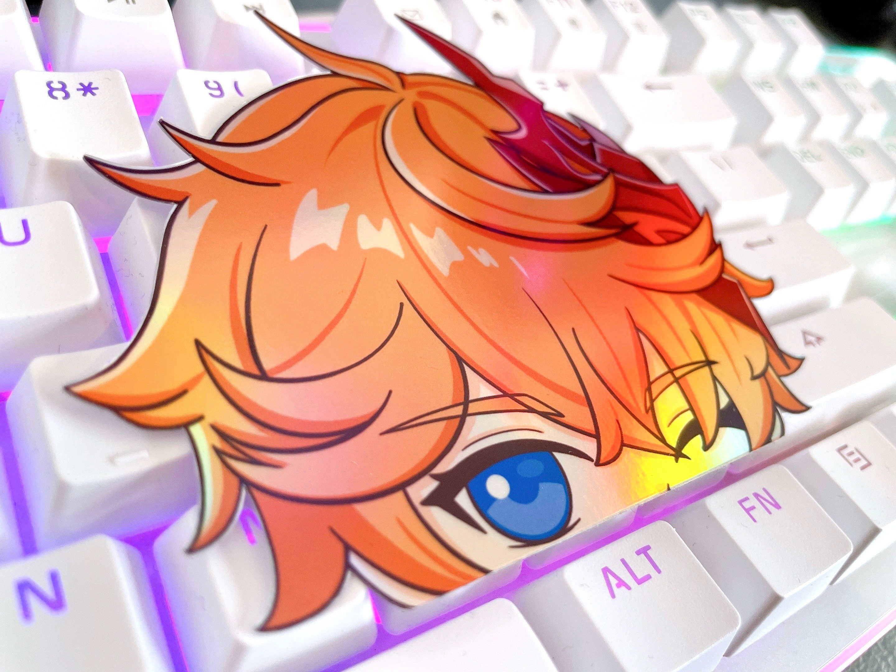 Childe Peeker Holographic Sticker Genshin Impact Sticker - Etsy