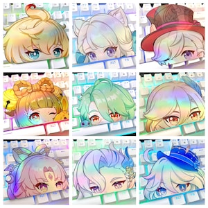 Wriothesley Peeker Holographic Sticker | Genshin Stickers Genshin ...