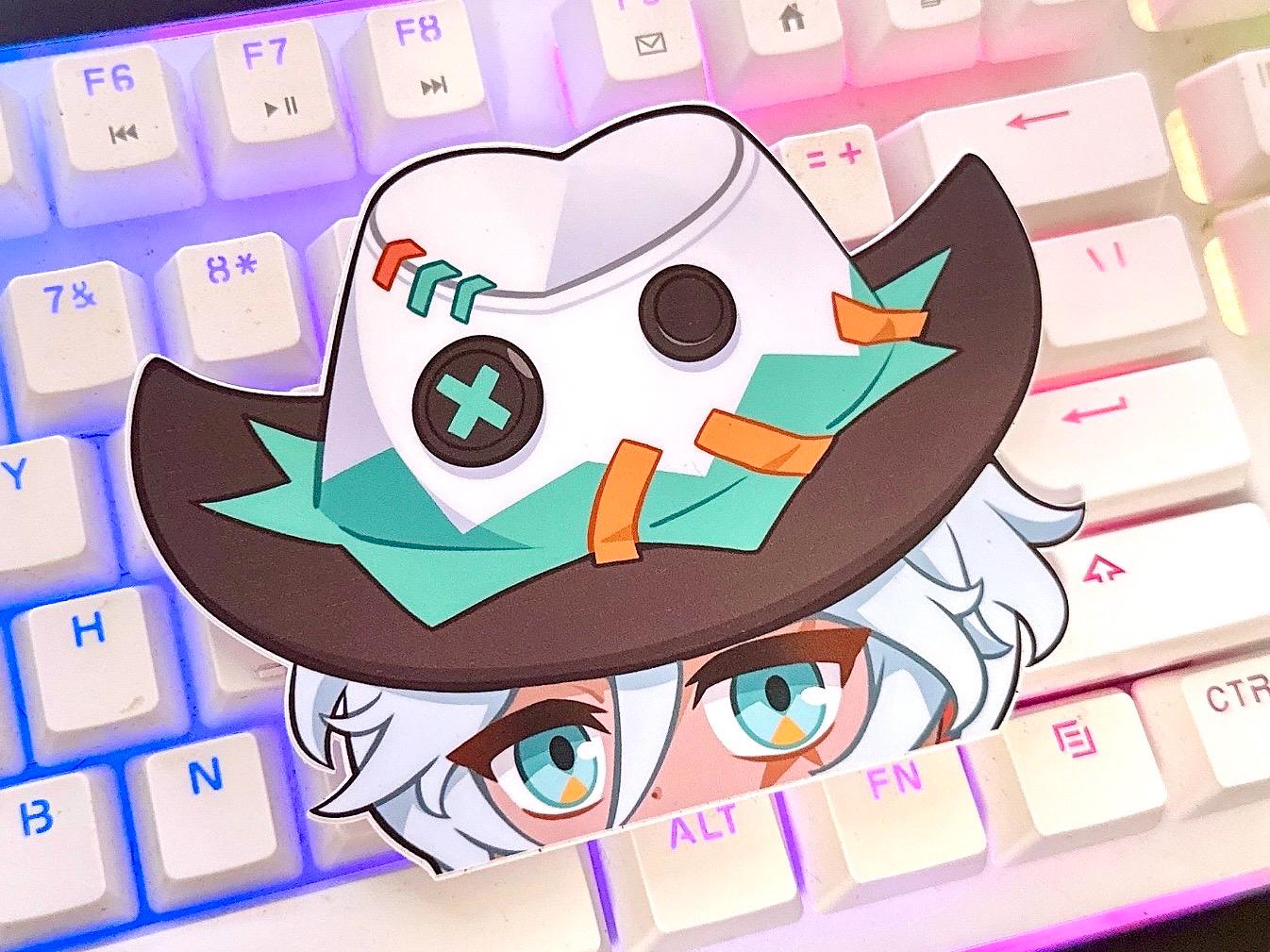 Nefer Peeker Sticker Genshin Impact Sticker | Genshin Stickers Genshin ...
