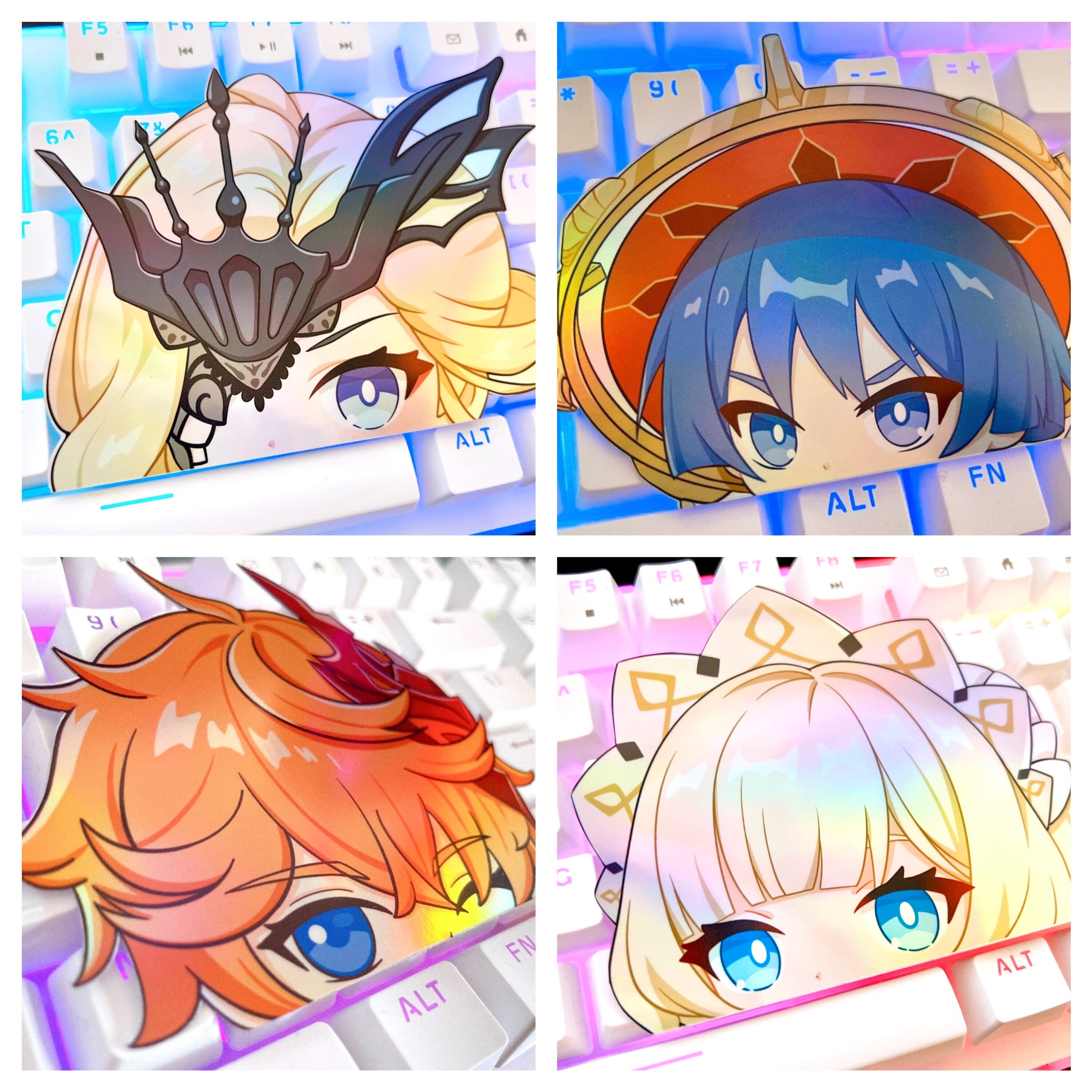 Capitano Peeker | Genshin Fatui Harbingers stickers | Genshin stickers ...