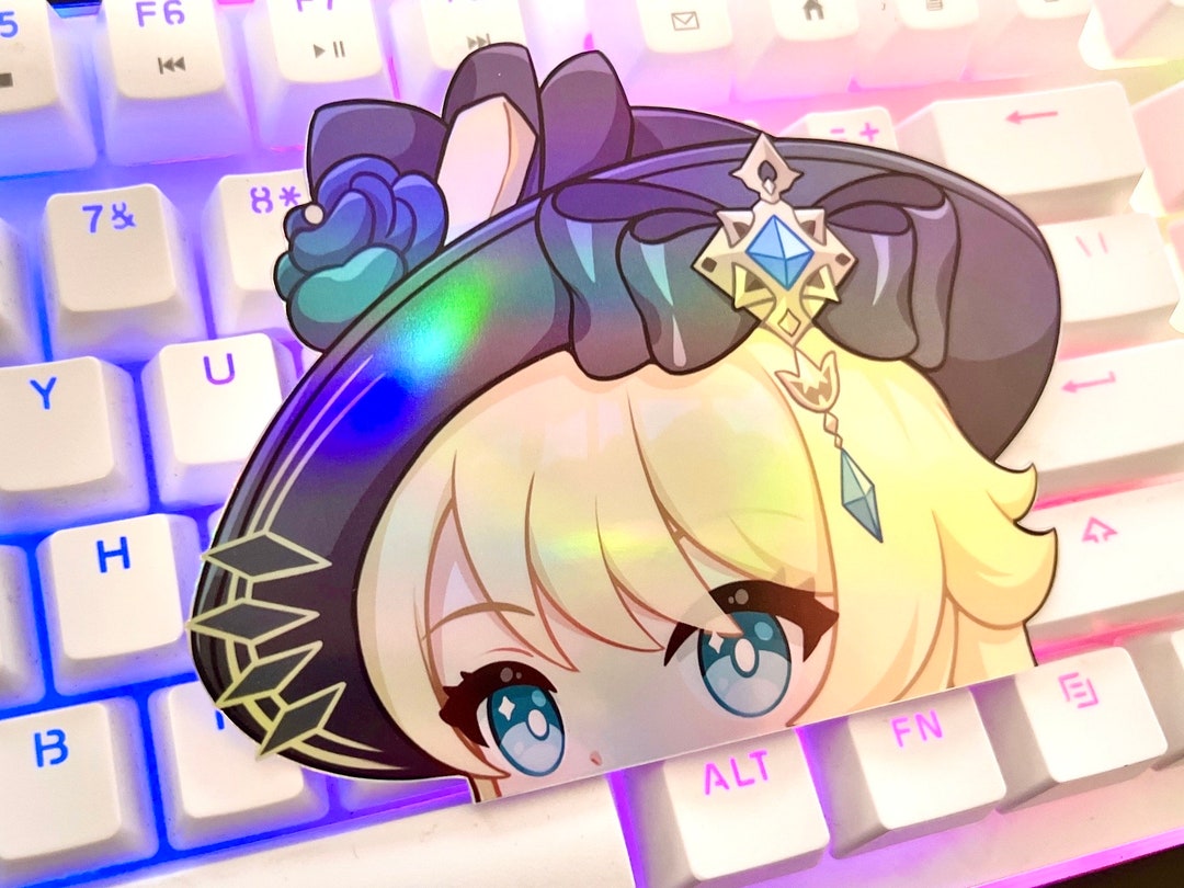 Navia Peeker Holographic Sticker Genshin Stickers Genshin Impact Sumeru ...