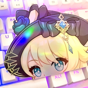 Navia Peeker Holographic Sticker Genshin Stickers Genshin Impact Sumeru ...