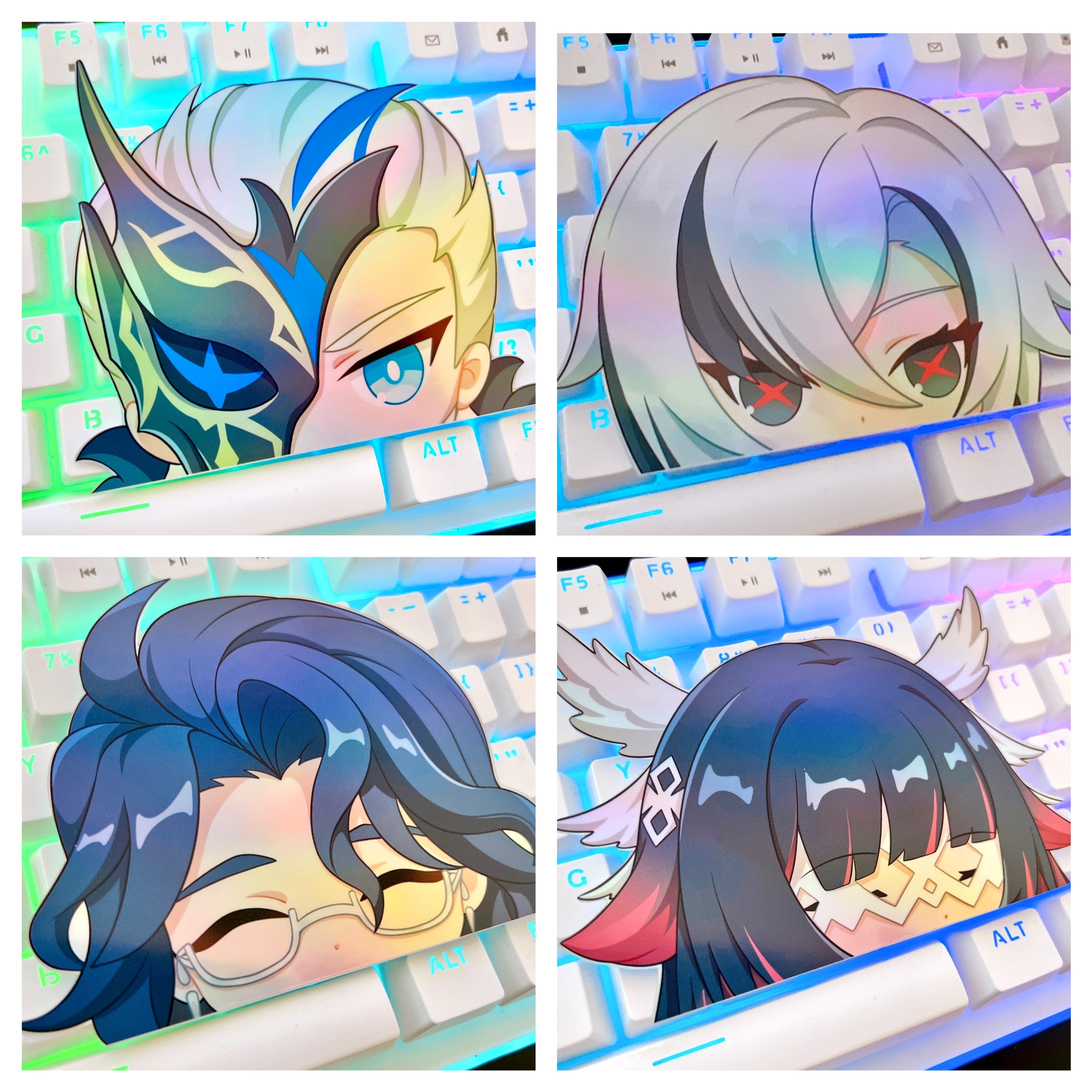 Capitano Peeker | Genshin Fatui Harbingers stickers | Genshin stickers ...