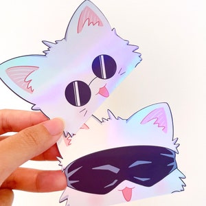 Yuji Sticker Peeker Holographic Stickers Gojo Sukuna Stickers Peekers ...