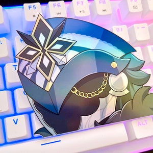 Capitano Peeker | Genshin Fatui Harbingers Stickers | Genshin Stickers ...