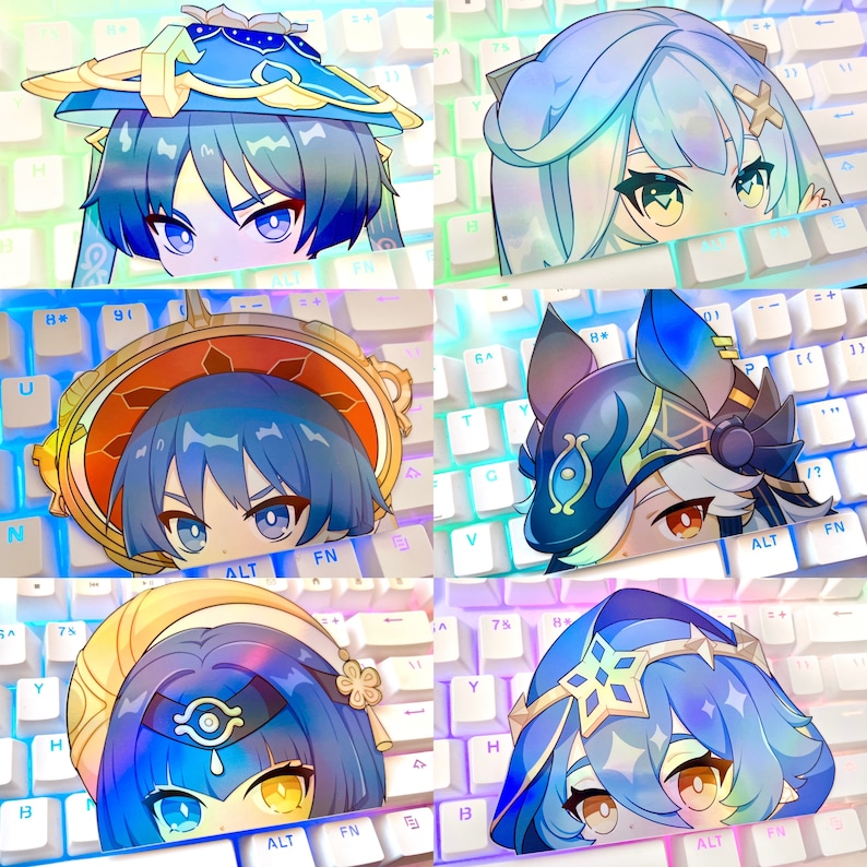 Wanderer Peeker Holographic Sticker Genshin Stickers Genshin - Etsy