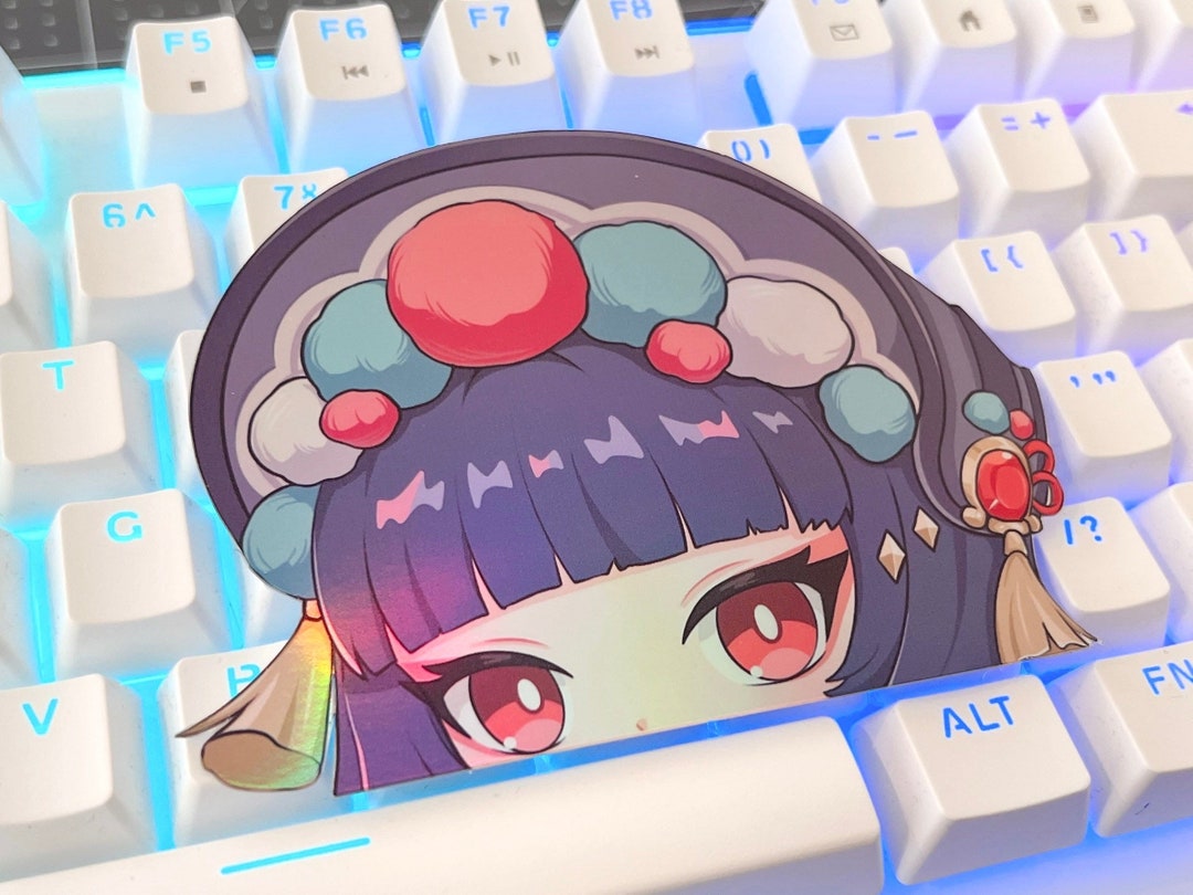 Yunjin Peeker Holographic Sticker | Genshin Impact Sticker Peeker ...